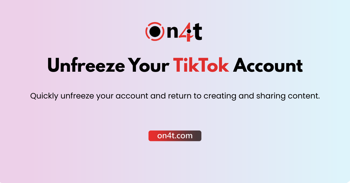 Unfreeze Your TikTok Account | TikTok Account Unfreeze Tool